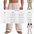 Cavosen Straight Leg Yoga Pants for Men Plus Size Drawstring Sweatpants ...