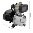 1.5HP 115V Shallow Jet Well Pump with Pressure Tank Garden Booster Jet ...