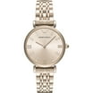 Emporio Armani AR1840 Women's Two-Tone Steel Watch with Crystal Accent ...