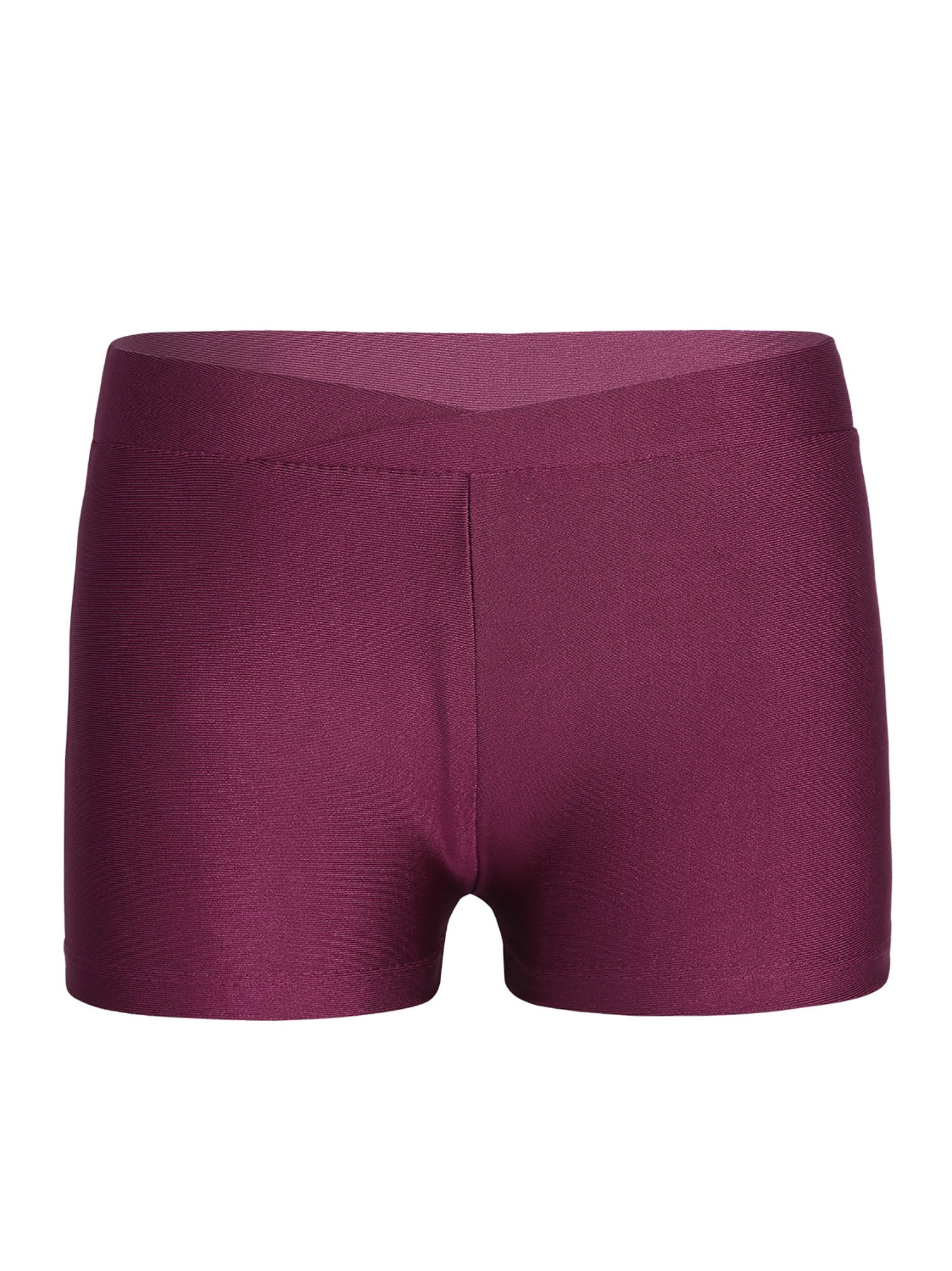 Alvivi Girls Front Cut Gymnastics Ballet Dance Booty Shorts Workout ...