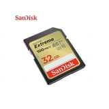 Sandisk Extreme 32GB SDHC UHS-I Memory Card - C10, U3, V30, 4K UHD, SD Card - SDSDXVT-032G-GNCIN ...