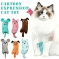 Cartoon cat toy doll Cat grinding teeth cleaning interactive to ...