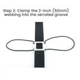 Buckle Metal Button Quick-Install Quick-Release Adjusting Rope Diving ...