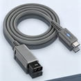 1.8M USB Type C Power Supply Cable Gray Chargers Wire For Game Consoles ...