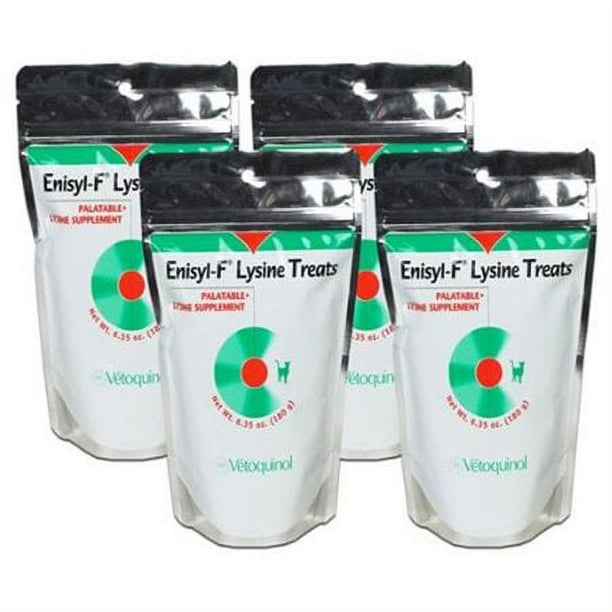 Vetoquinol Enisyl-F Lysine Bites: L-Lysine Chews for Cats & Kittens ...