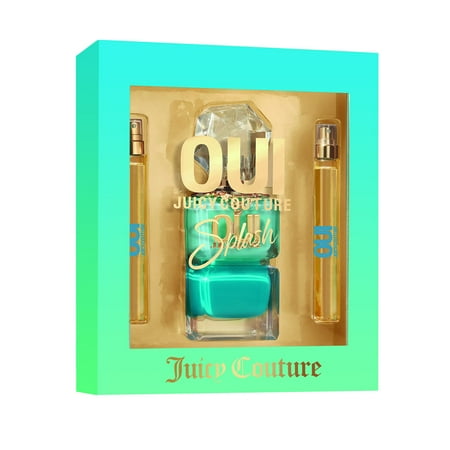 OUI Juicy couture Splash 3 Piece Fragrance gift Set, Perfume for Women ...