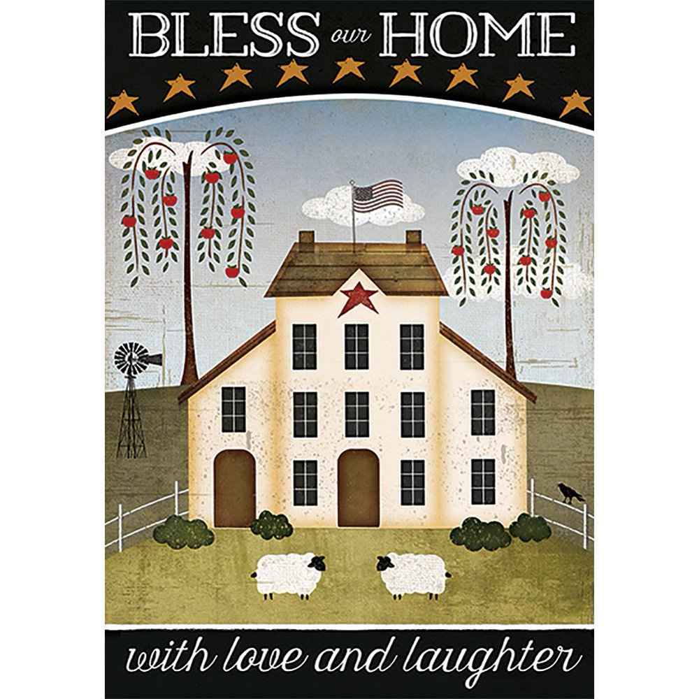 Custom Decor House Flag - Primitive House - Walmart.com - Walmart.com