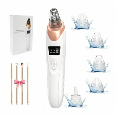 Lictin Blackhead Remover Vacuum, Electric Facial Pore Cleaner with Hot ...