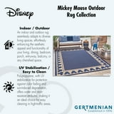 Disney Outdoor Mickey Mouse Modern Argyle Oasis Area Rug, 8x10 ...