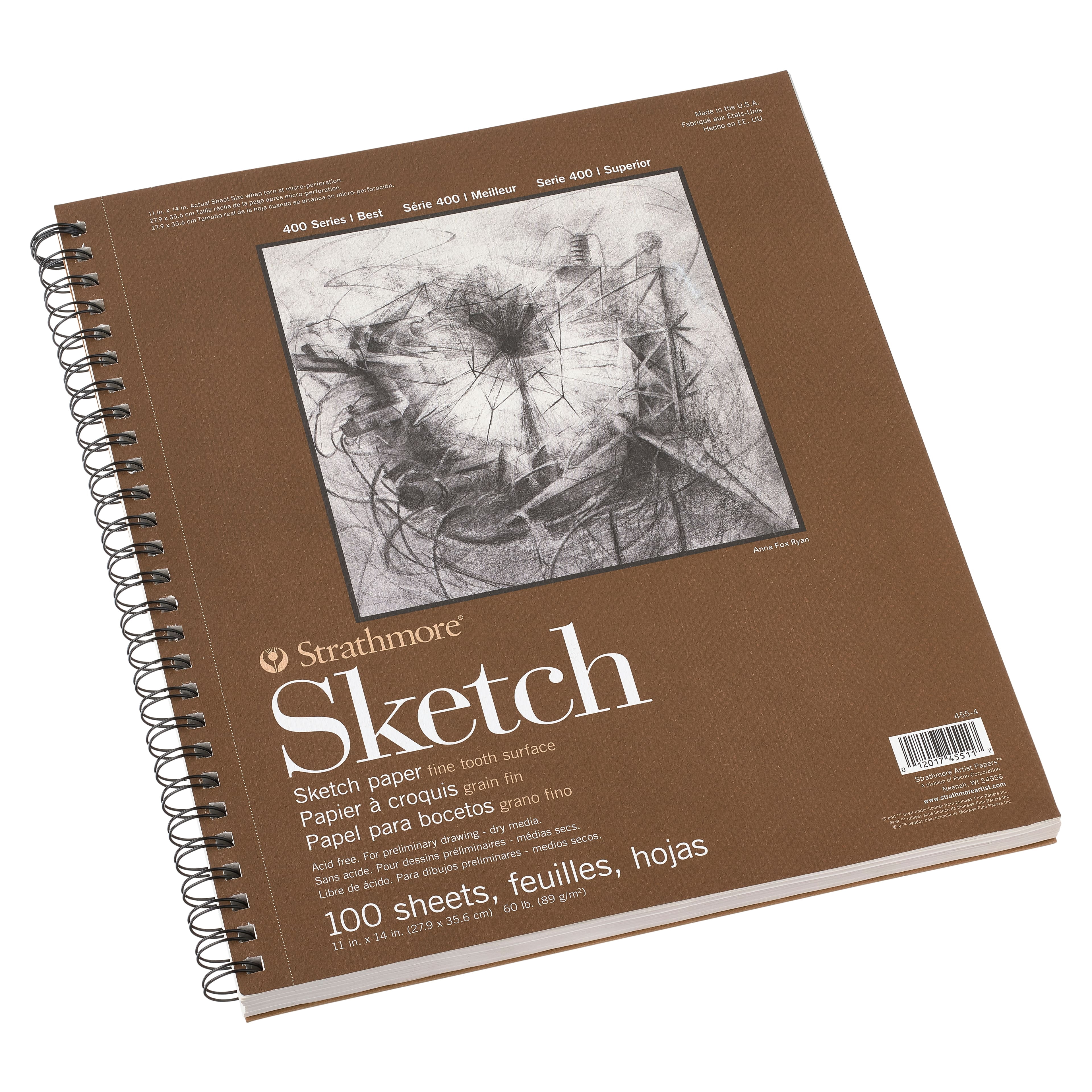12 Pack: Strathmore® 400 Series Sketch Paper Pad - Walmart.com