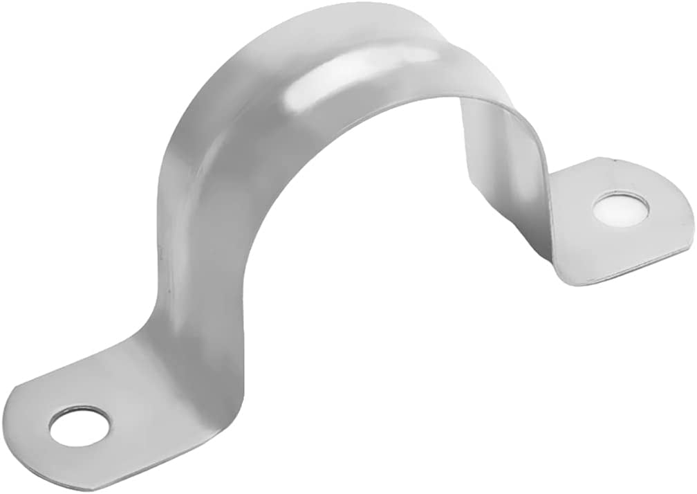 35mm(1.38") Rigid Pipe Strap, 2 Holes Tube Straps 304 Stainless Steel ...