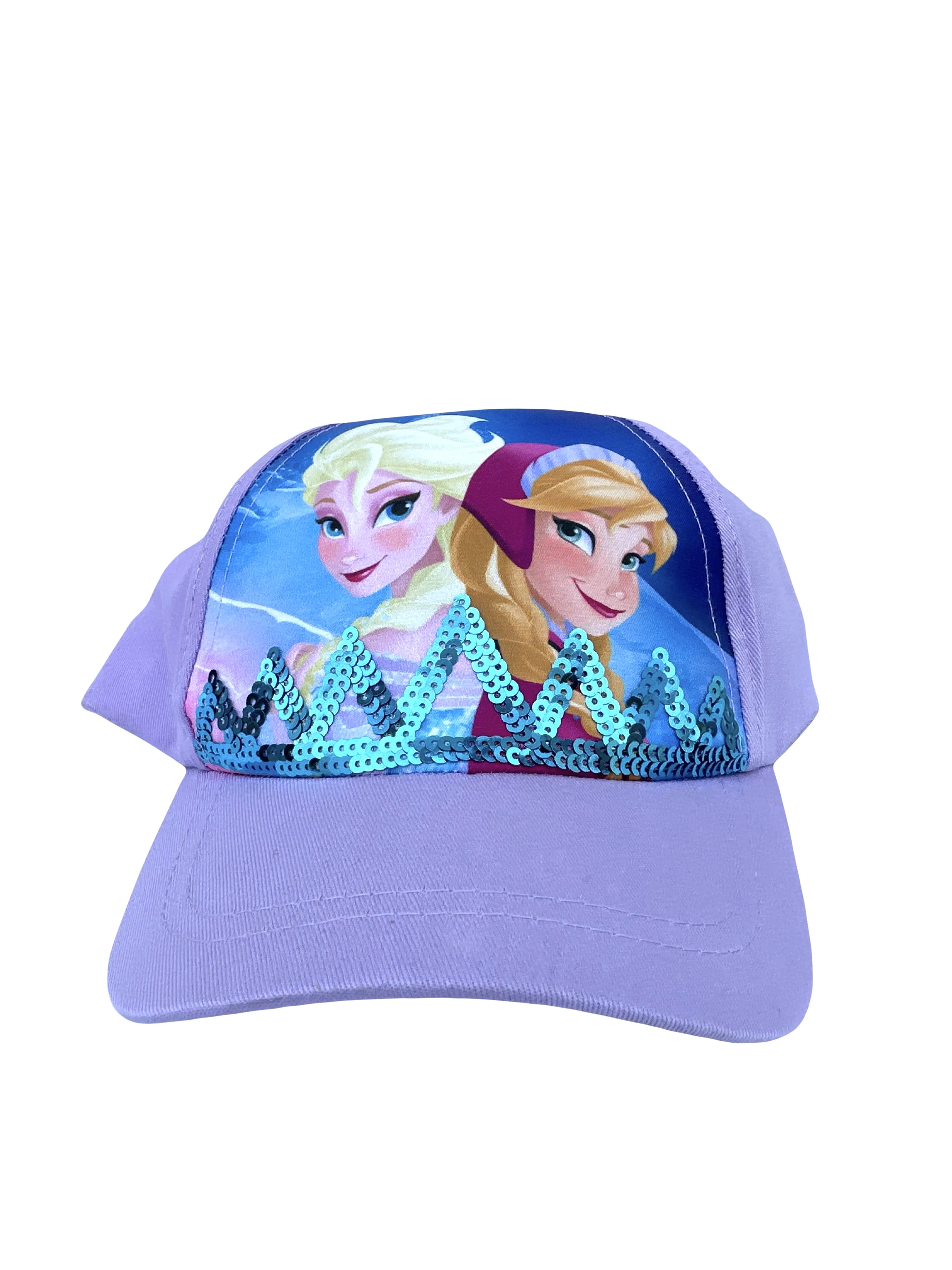 Disney's Frozen Anna and Elsa Hat Light Purple Colored Velcro ...