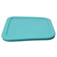 Pyrex 8704-PC Turquoise Food Storage Replacement Lid Cover (4-Pack ...