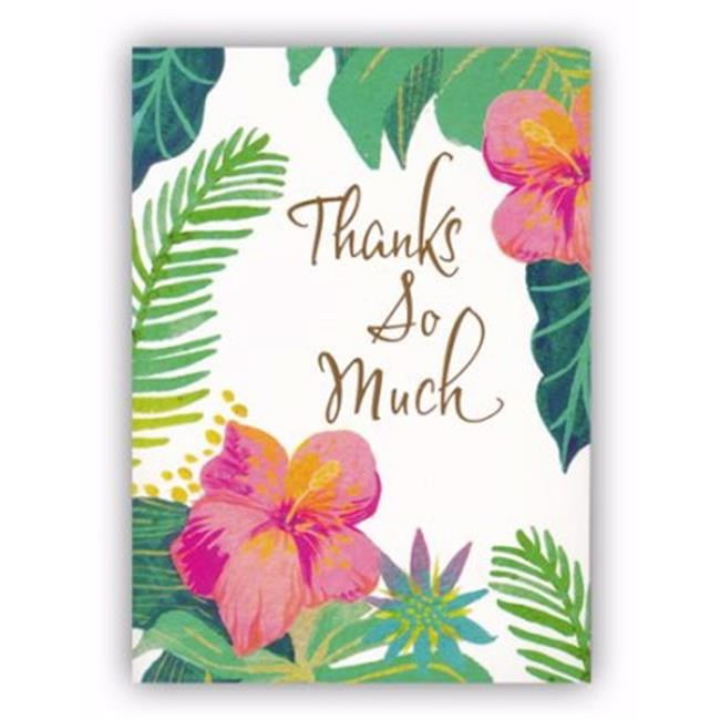 Dayspring Cards 98021 Note Card - Thank You - Tropical - Psalm 33 - 5 ...