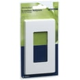 Leviton 80301-SW 20 Pack 1-Gang Decora Plus Wallplate Screwless Snap-On ...