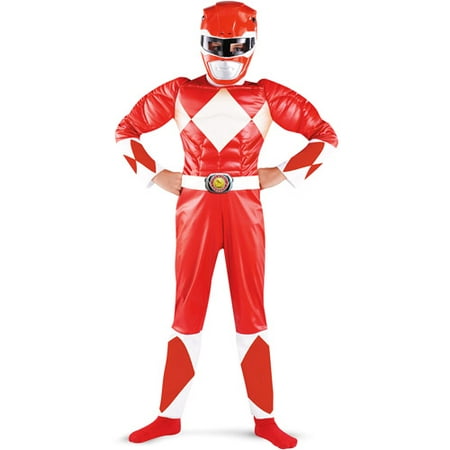 Power Rangers Red Ranger Muscle Child Halloween Costume - Walmart.com