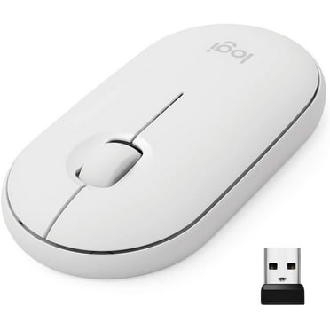 Logitech Pebble Wireless Mouse, Bluetooth, 2.4 GHz Receiver, Silent ...