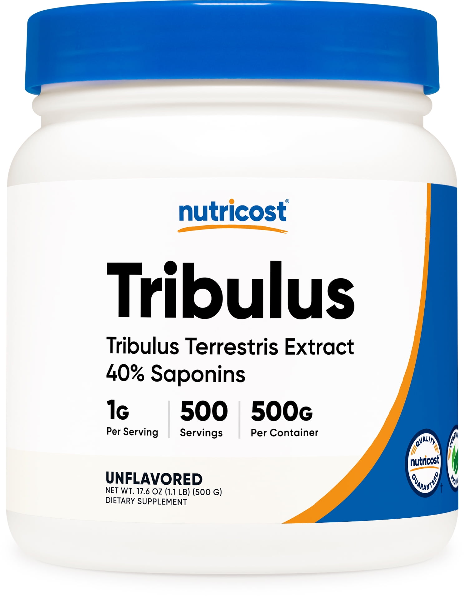 Nutricost Tribulus Terrestris Supplement Powder 500 Grams (1.1lbs ...