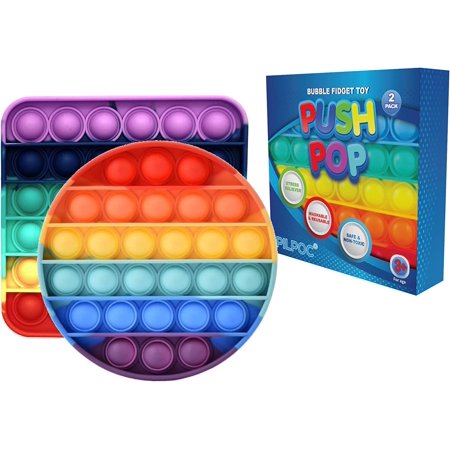 XGBB Pop Its Fidget Toys Push Pop Fidget Poppers Sensory Toys - Stress ...