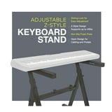 Knox Gear Z-Style Adjustable Keyboard Stand - Sturdy Height & Width Adjustable - Walmart.com