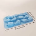 2Pcs Cartoon Ice Cream Silicone Ice Mold - Fun and Safe Reusable Tray ...