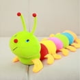 SANWOOD Caterpillar Toy Multicolor Soft Cotton Inchworm Caterpillar Toy ...