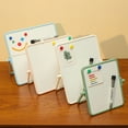 Double Sided Whiteboard Message Board Small Magnetic Whiteboard Writing ...
