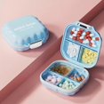 7-Day Pill Organizer Sealed Travel Storage Box Multi-Colored ...