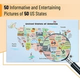 Mr. Pen- United States Map for Kids, 14.5”x 24.6”, Us Map for Kids ...