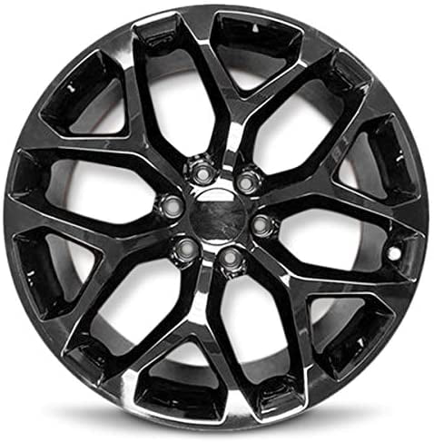 22 Inch Wheel For 1999-2020 Cadillac Escalade 6 Lug Black Aluminum Rim ...
