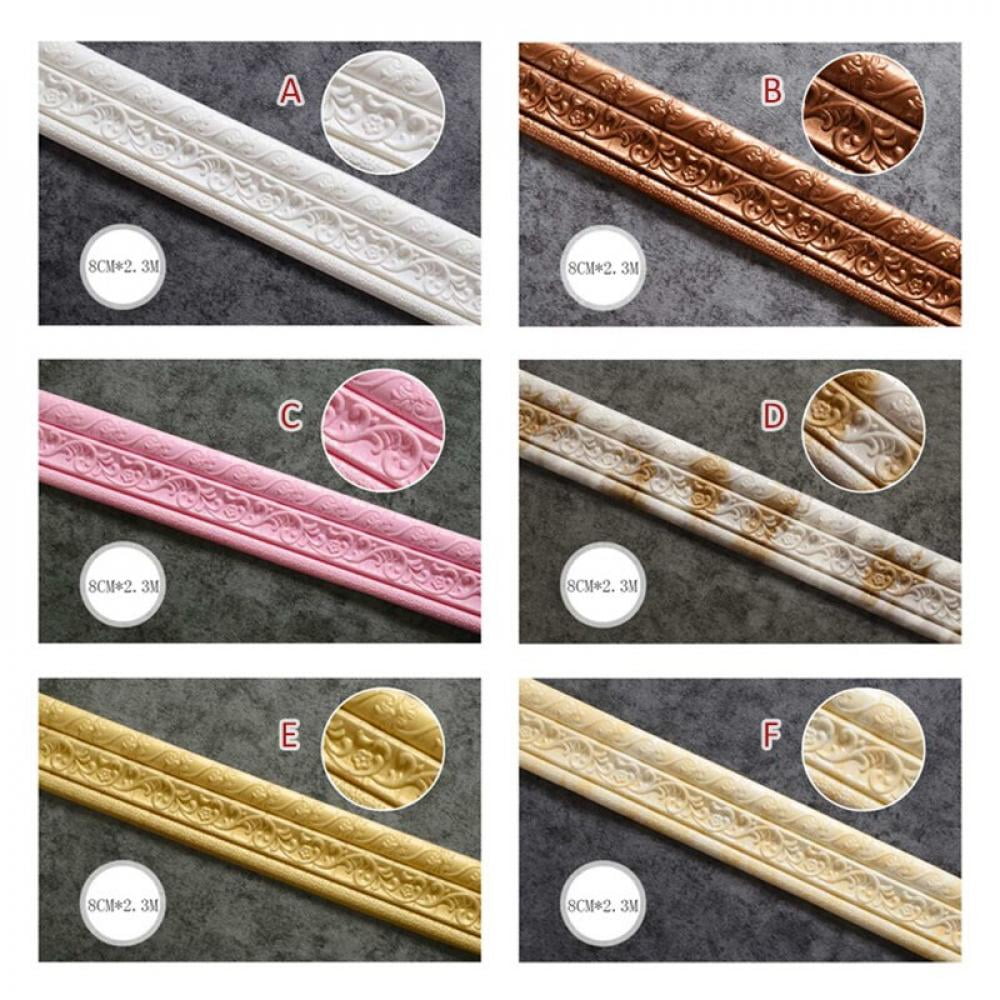 Promotions! Self-adhesive Waterproof Waistline 3D Decorative Border ...