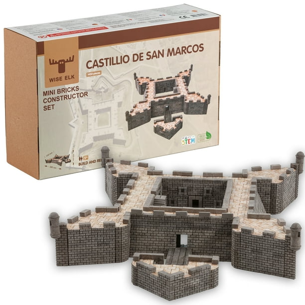 Mini bricks construction set Castillo De San Marco 1650 pcs. Glue ...
