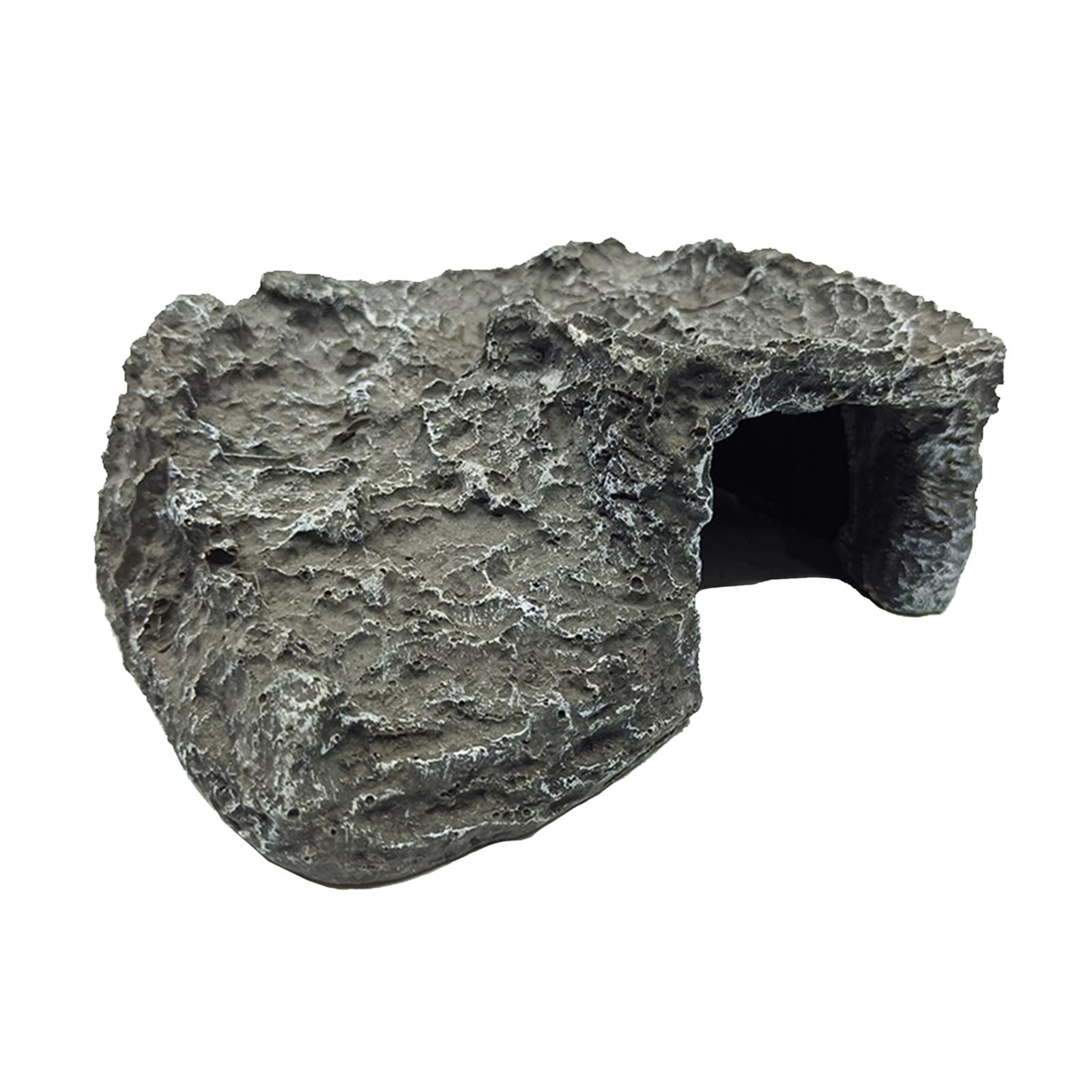 Reptile Hiding Cave Resin Material Natural Hideout for Reptiles Small ...
