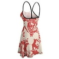 Tentacles Downward Square Neck Dress New Plus Size Elegant Women
