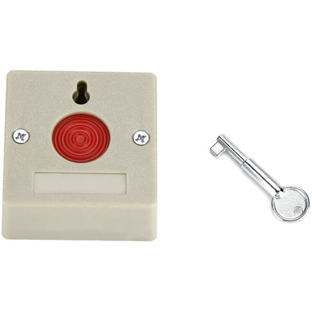 DC 24V 300mA Emergency Push Button Wired Mini Panic Button Security ...