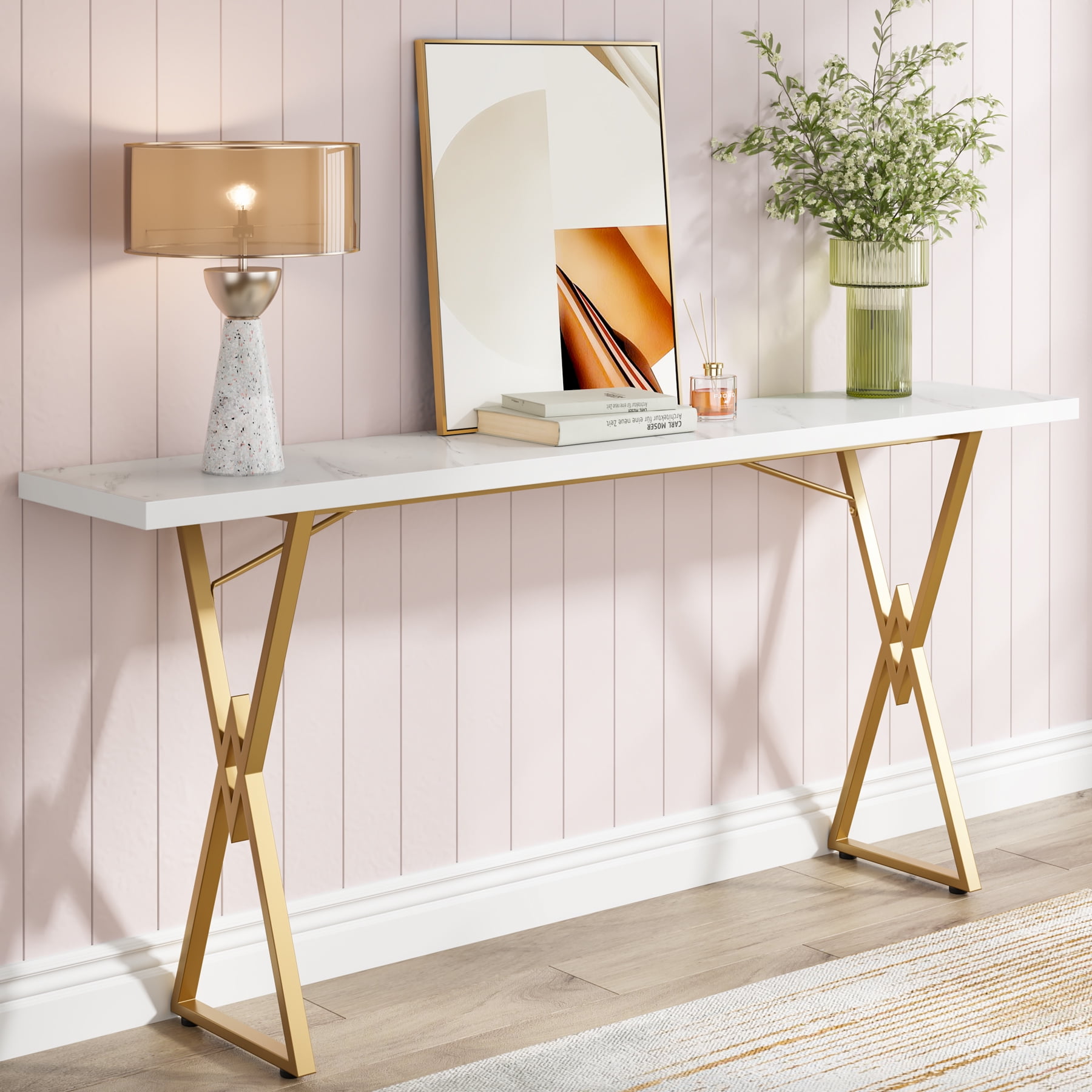 Buy Tribesigns 70.9 inch Extra Long Console Table, Modern Narrow Long ...