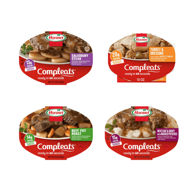 Hormel Compleats Microwaveable Meal Variety Pack – 12 Different Flavors ...