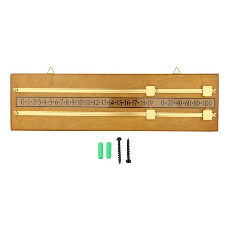 Wood Shuffleboard Wall Mounted Scoreboard Snooker Game Billiard Score ...