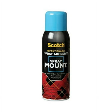 Scotch Spray Mount Artist's Adhesive, 10.25 oz, Repositionable Aerosol ...