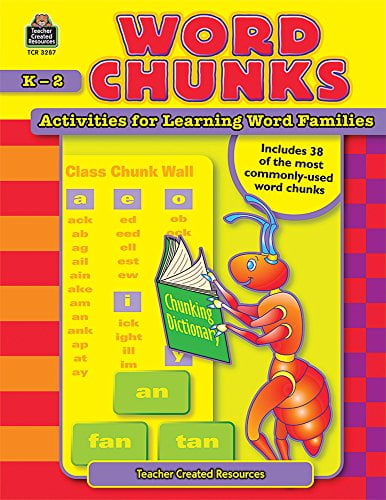 Pre-Owned Word Chunks: Activities for Learning Word Families - Walmart.com
