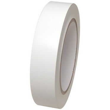 Colored White Vinyl Tape, 2 inch x 36 yd. Roll for Versatile Use ...
