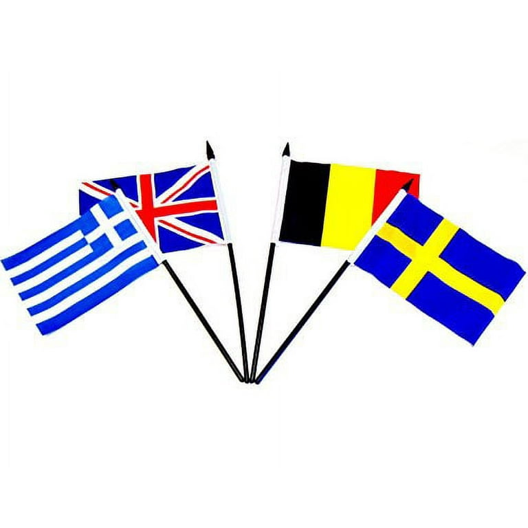 International Flags TSMD European Union Stick Flag EU Small Mini Hand ...