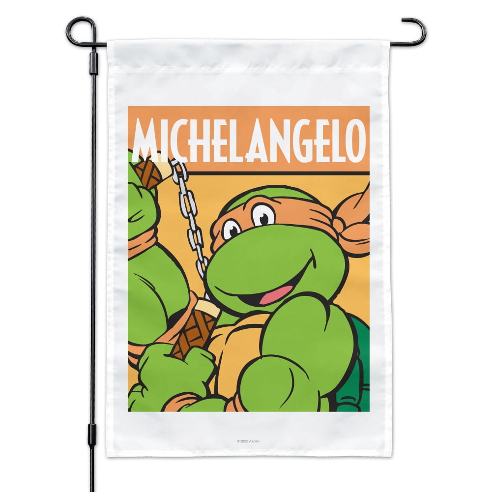 Teenage Mutant Ninja Turtles Michelangelo Garden Yard Flag - Walmart.com