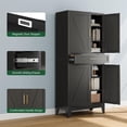 Metal Storage Cabinet with Drawers, Tall Cabinets with Doors and ...