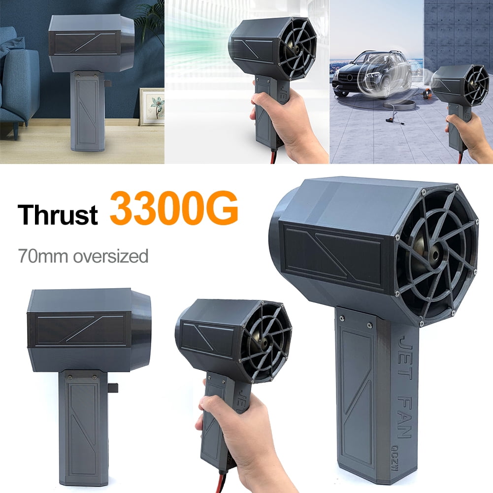 Ventilador Turbo Violento 2000W Sin Escobillas 70mm Herramienta ...