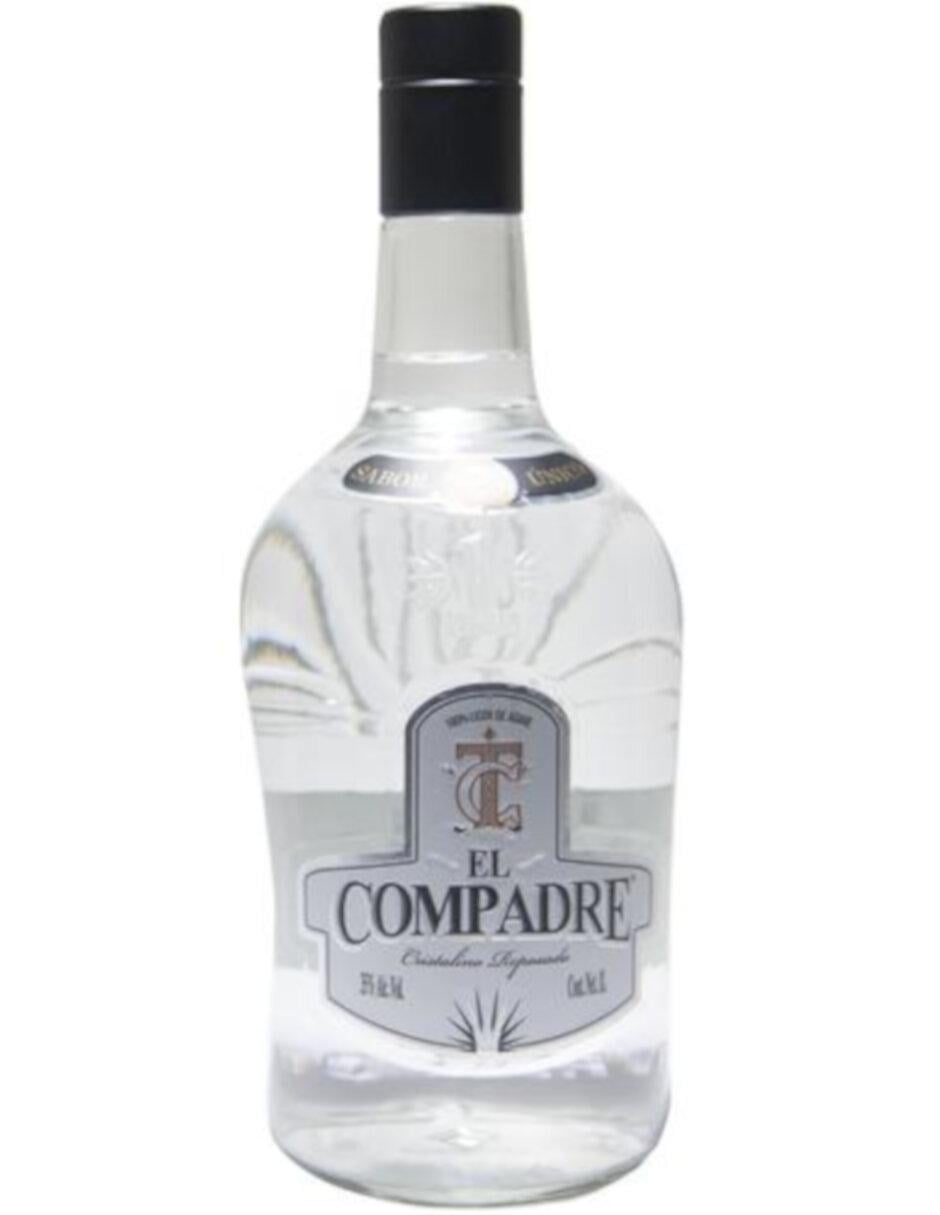 Pack de 12 Destilado de Agave El Compadre Cristalino 1 Lt El Compadre ...