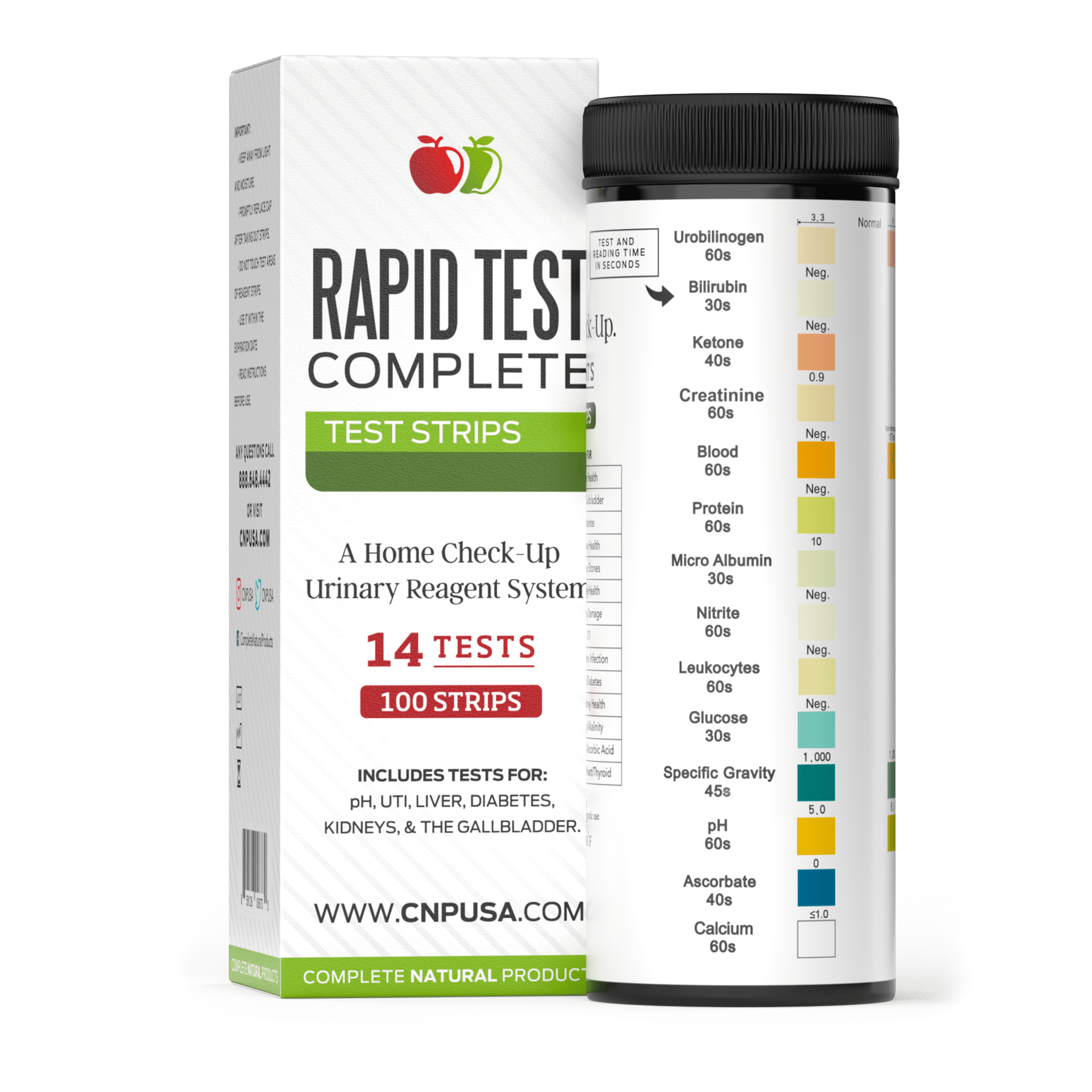 Buy Complete Natural Products 14 Parameter Urinalysis Test Strips 100 Buy Complete Natural Products 14 Parameter Urinalysis Test Strips 100