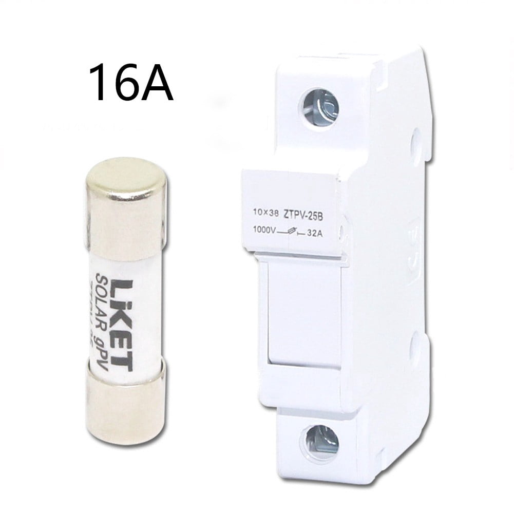 Solar PV Fuse 1000V DC Fuse 10x38 PV Fuse Holder for Solar System ...