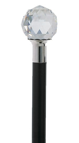 Crystal Ball Walking Cane Made of 144 Facet Austrian Crystal Unique ...