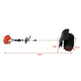 52CC 2 Stroke 2.4HP Gas Power Broom Sweeper, 27.2 52CC 2 Stroke 2.4HP Gas Power Broom Sweeper, 27.2